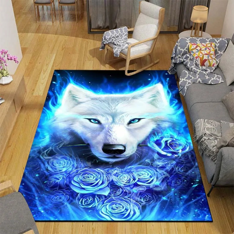 White Wolf Rug Floral Glow & Terre des Loups