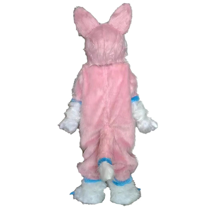 COSTUME FURRY LOUP ROSE CÉLESTE & Terre des Loups