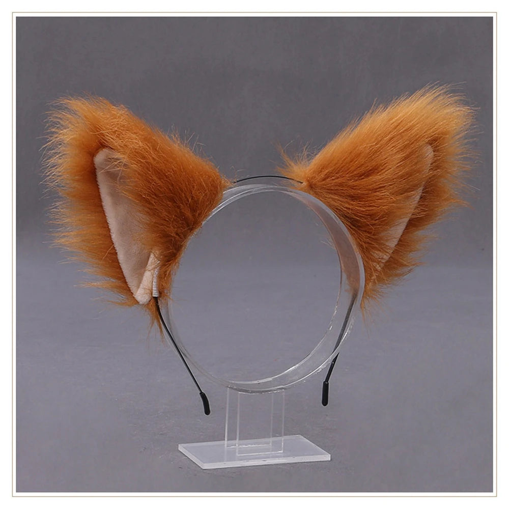 OREILLES DE LOUP ROUX AUTHENTIQUES & Terre des Loups