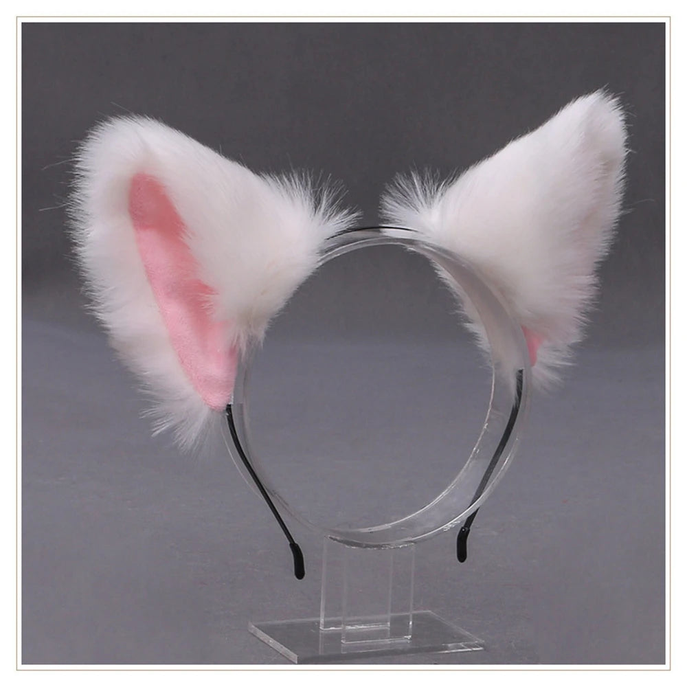 OREILLES DE LOUP BLANCHES ÉLÉGANTES & Terre des Loups